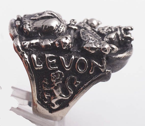King Levon V3 Sterling Silver Ring
